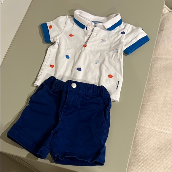 Jacadi | Matching Sets | Jacadi White And Blue Toddler Clothing Set ...
